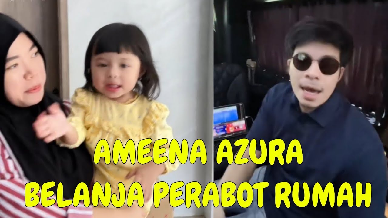 AZURA AMEENA IKUT PAPATTA BELANJA KEBUTUHAN RUMAH - YouTube