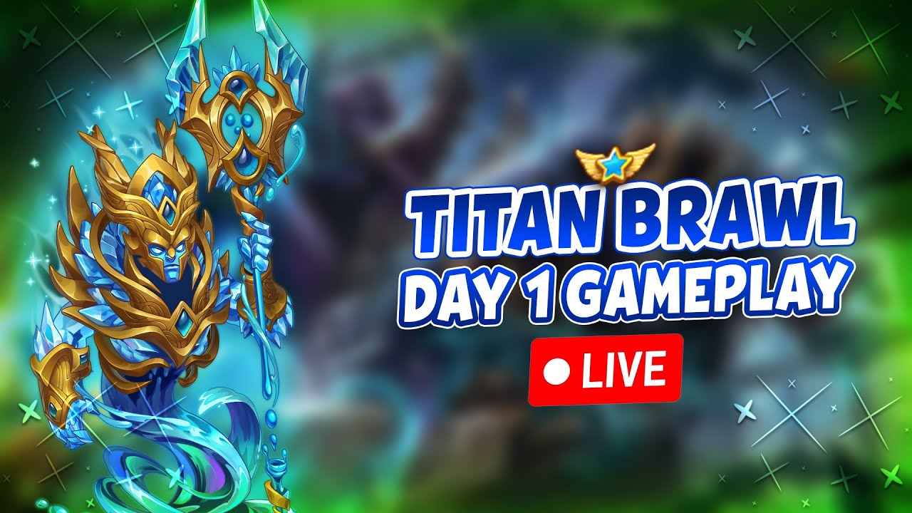 Hero Wars titan brawl Day 1 best team Live - YouTube