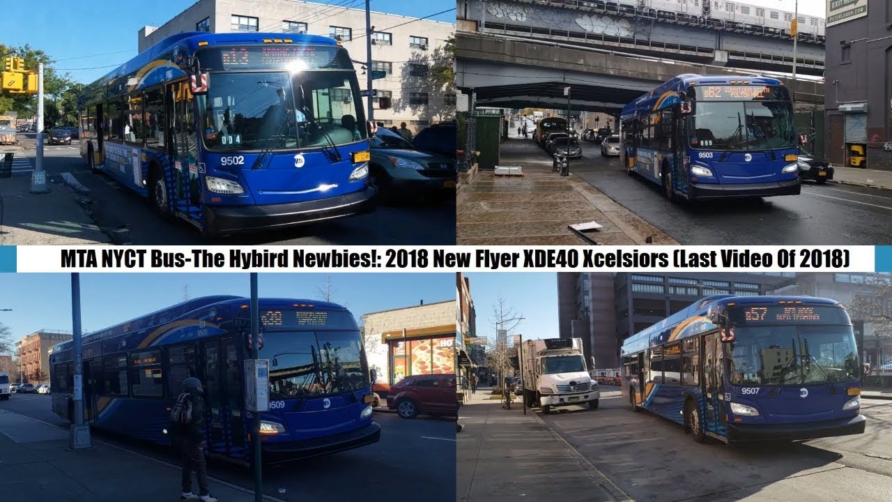 MTA NYCT Bus-The Hybird Newbies!: 2018 New Flyer XDE40 Xcelsiors On The ...