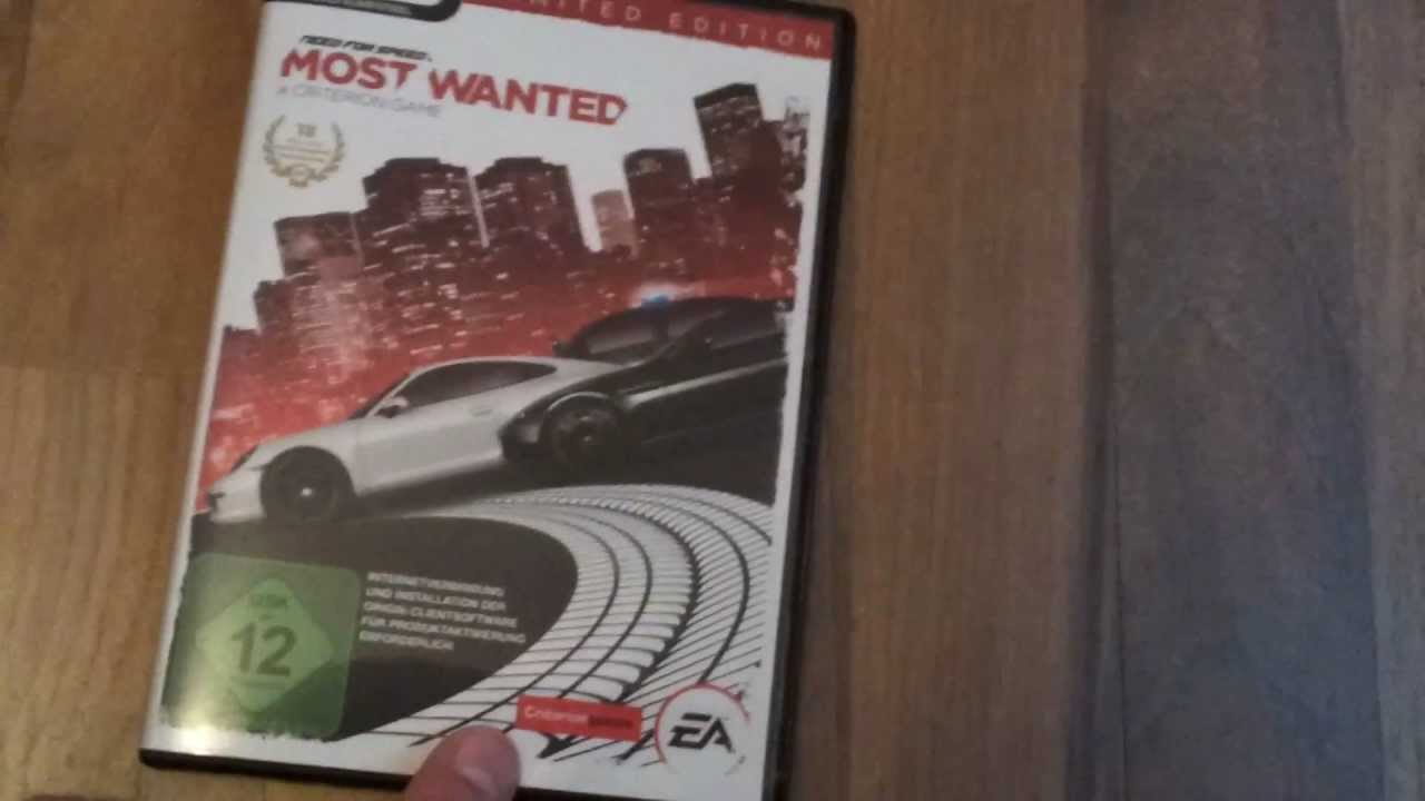 Unboxing Need for Speed Most Wanted Limited Edition 2012 PC - YouTube