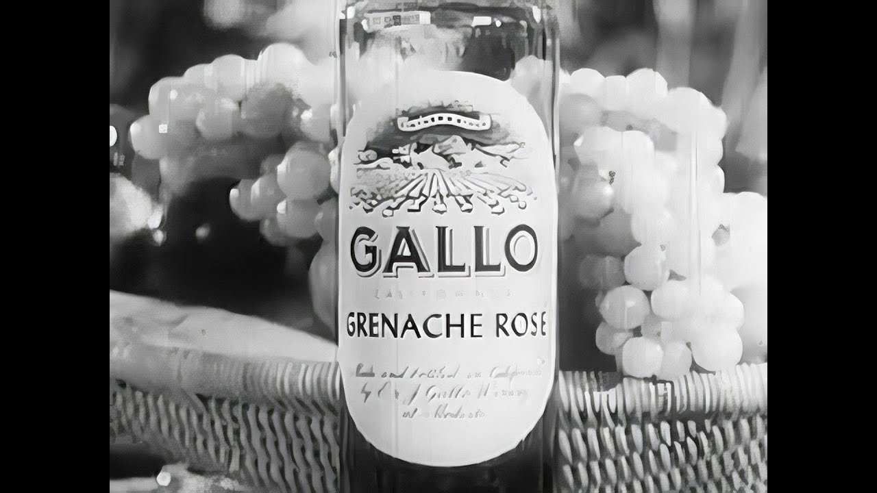 Gallo wine & 1950s party scenes vintage TV commercial - YouTube