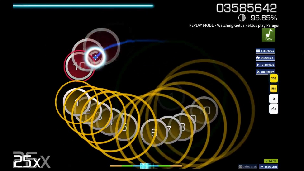 ParagonX9 - Chaoz Fantasy Extended Mix osu! EZ mod - YouTube
