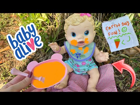 NEW Baby alive changing time doll Feeding and changing at Park YouTube