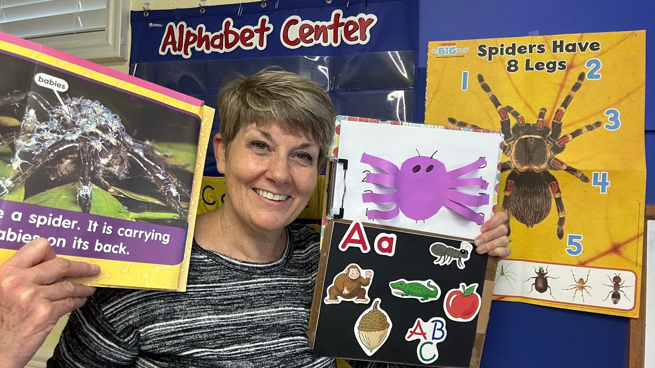 Aa is for arachnids. Arachnids are spiders. - YouTube