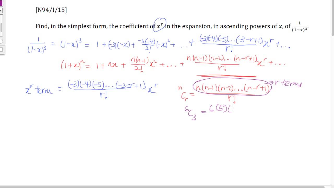 Challenging question on binomial series that students always ask during ...