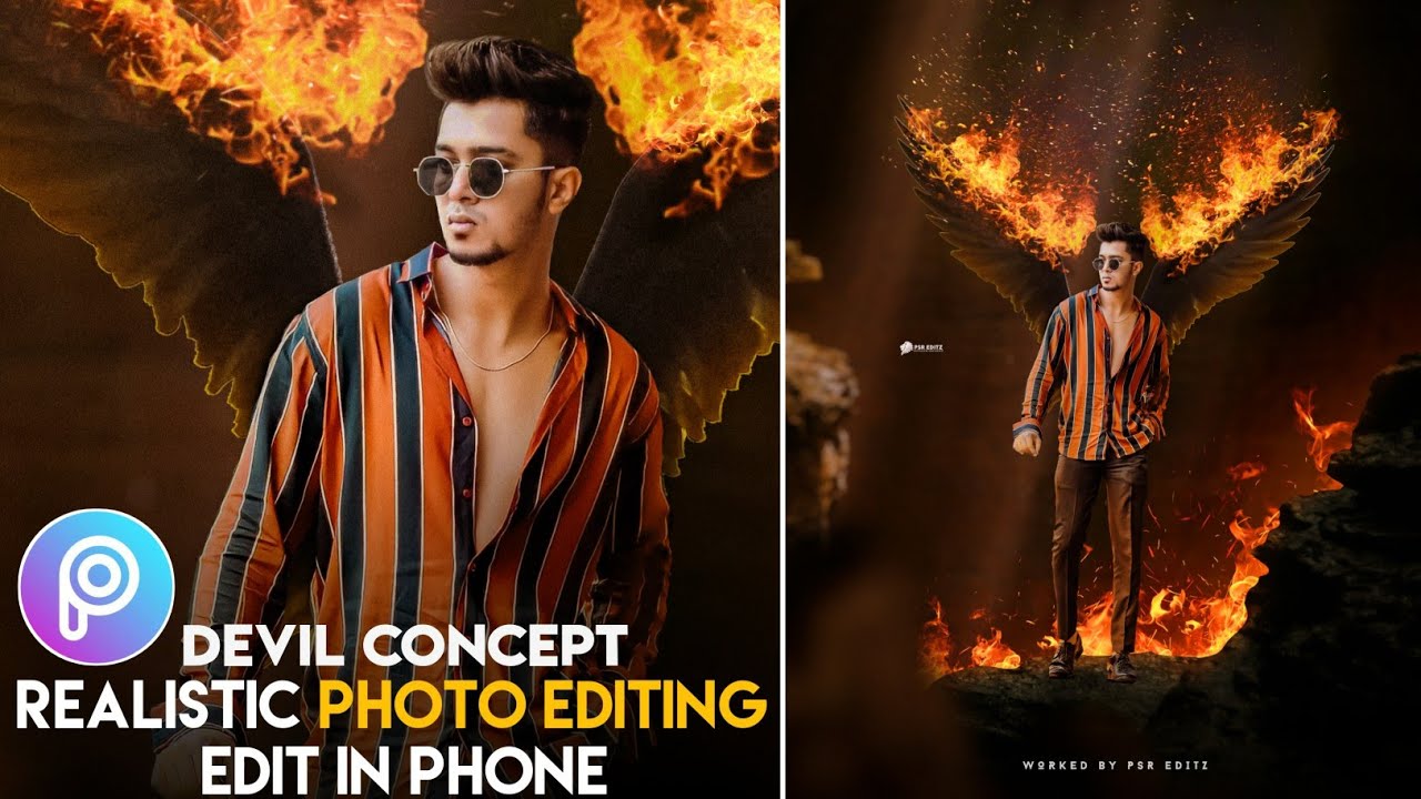 hell concept | devil photo editing | photo editing picsart | how to ...
