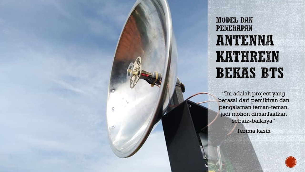 Model dan Penerapan Antena Kathrein Bekas BTS - YouTube