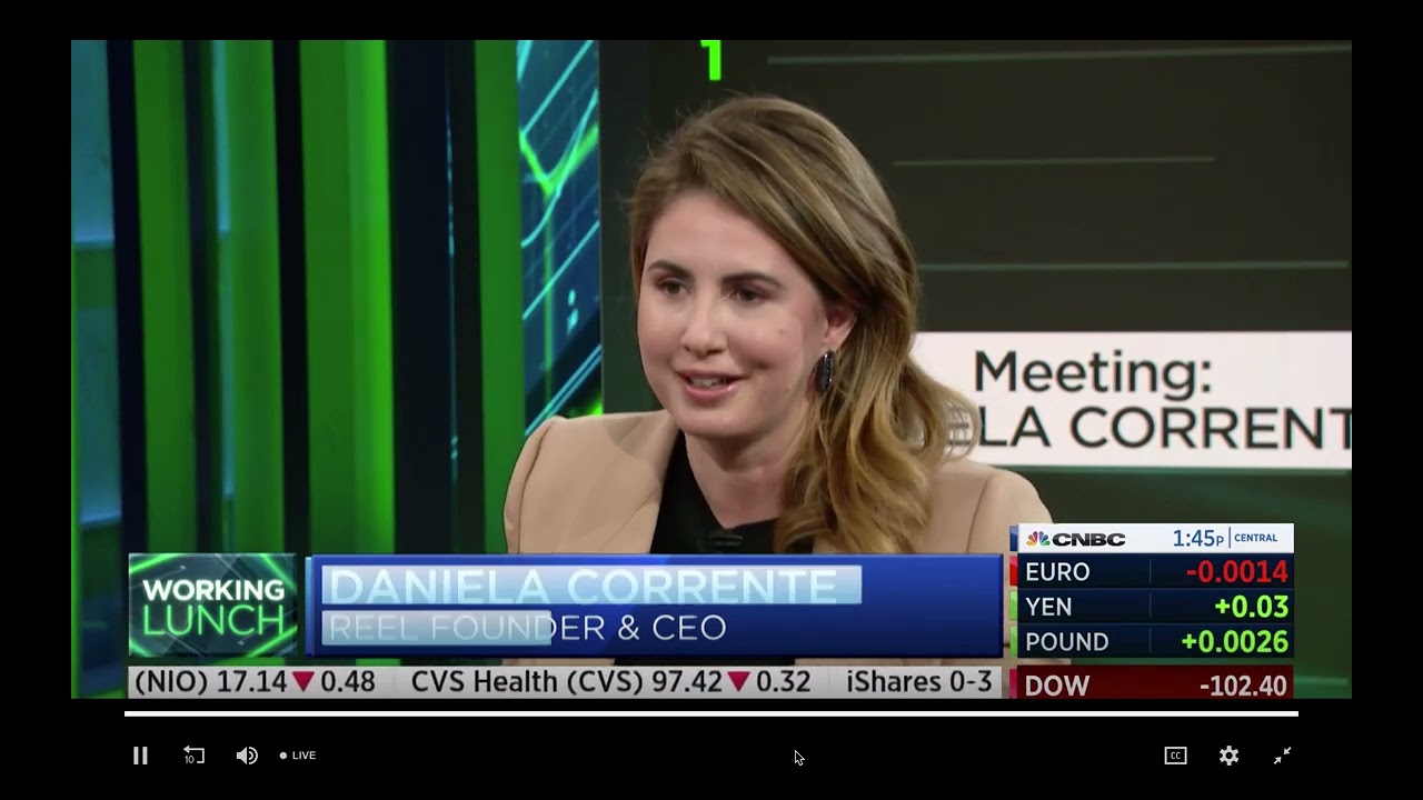 CNBC interviews Reel's CEO, Daniela Corrente about Save Now, Buy Later ...
