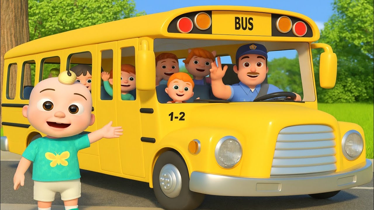 Wheels on the Family Bus | Fun Kids Songs | Baby, Mommy & Daddy Ride ...