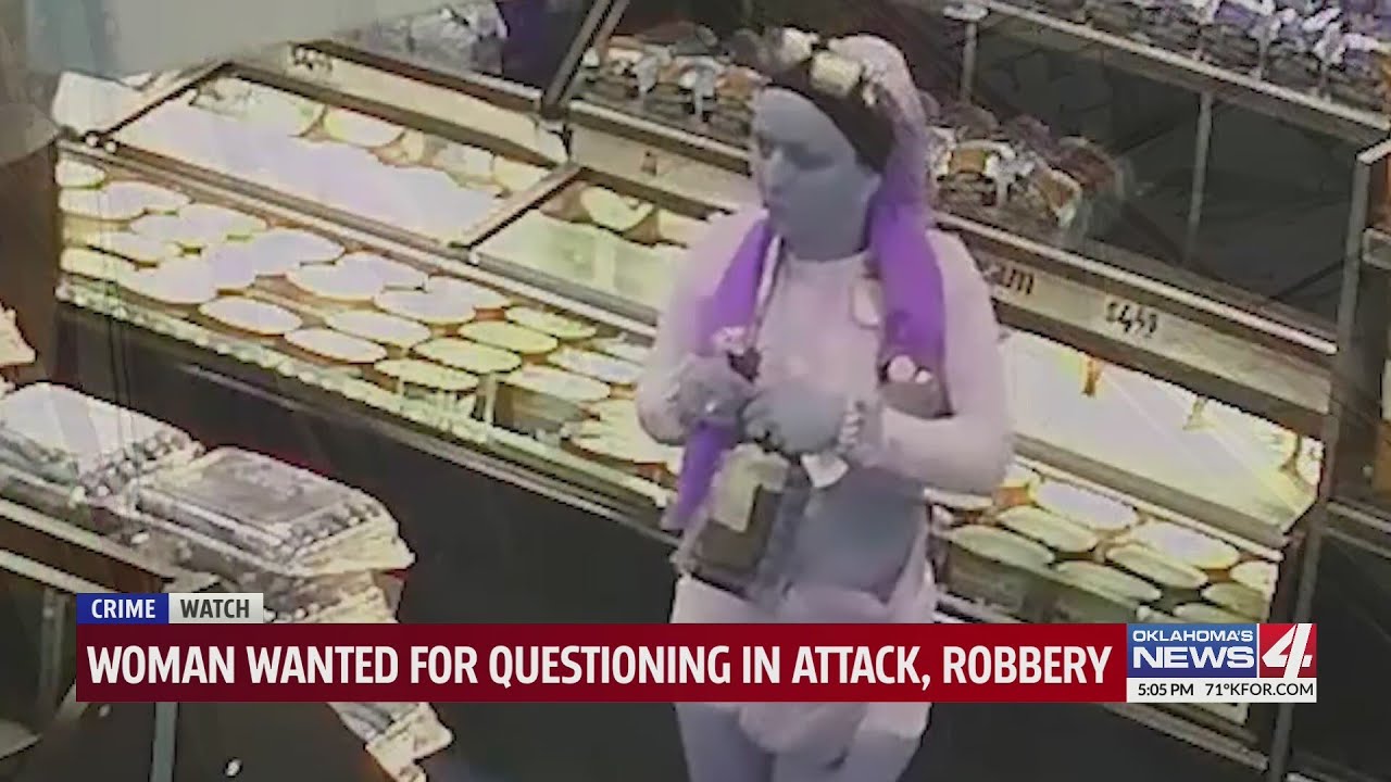 Woman wanted for questioning in attack, robbery - YouTube