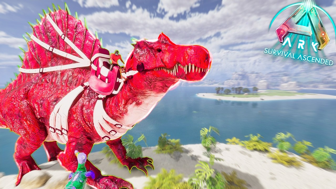 Alpha SPINO! Um Taming de RESPEITO! ARK PRIMAL NEMESIS #8 - YouTube