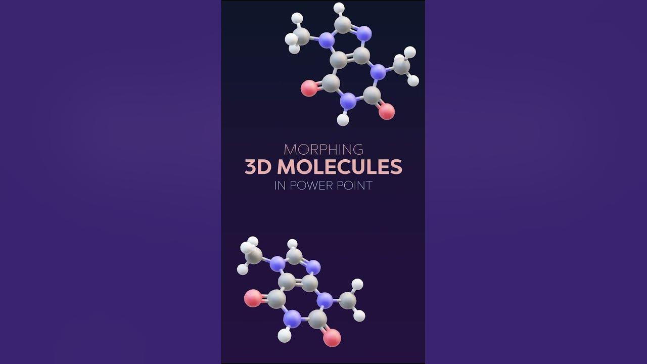 Morphing 3D molecules in Power Point - YouTube