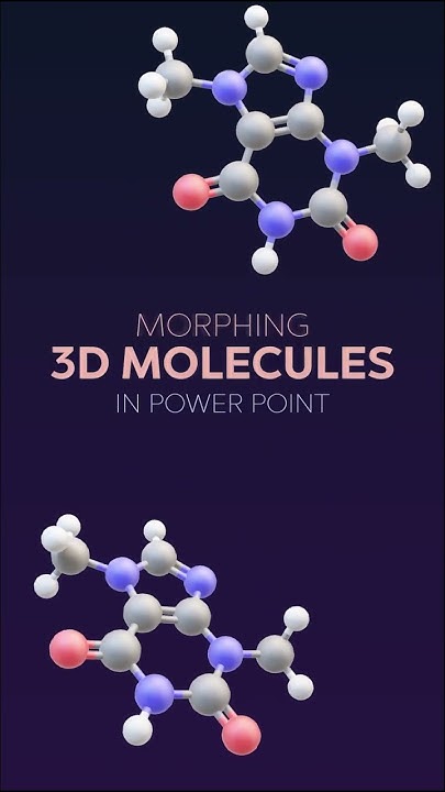 Morphing 3D molecules in Power Point - YouTube