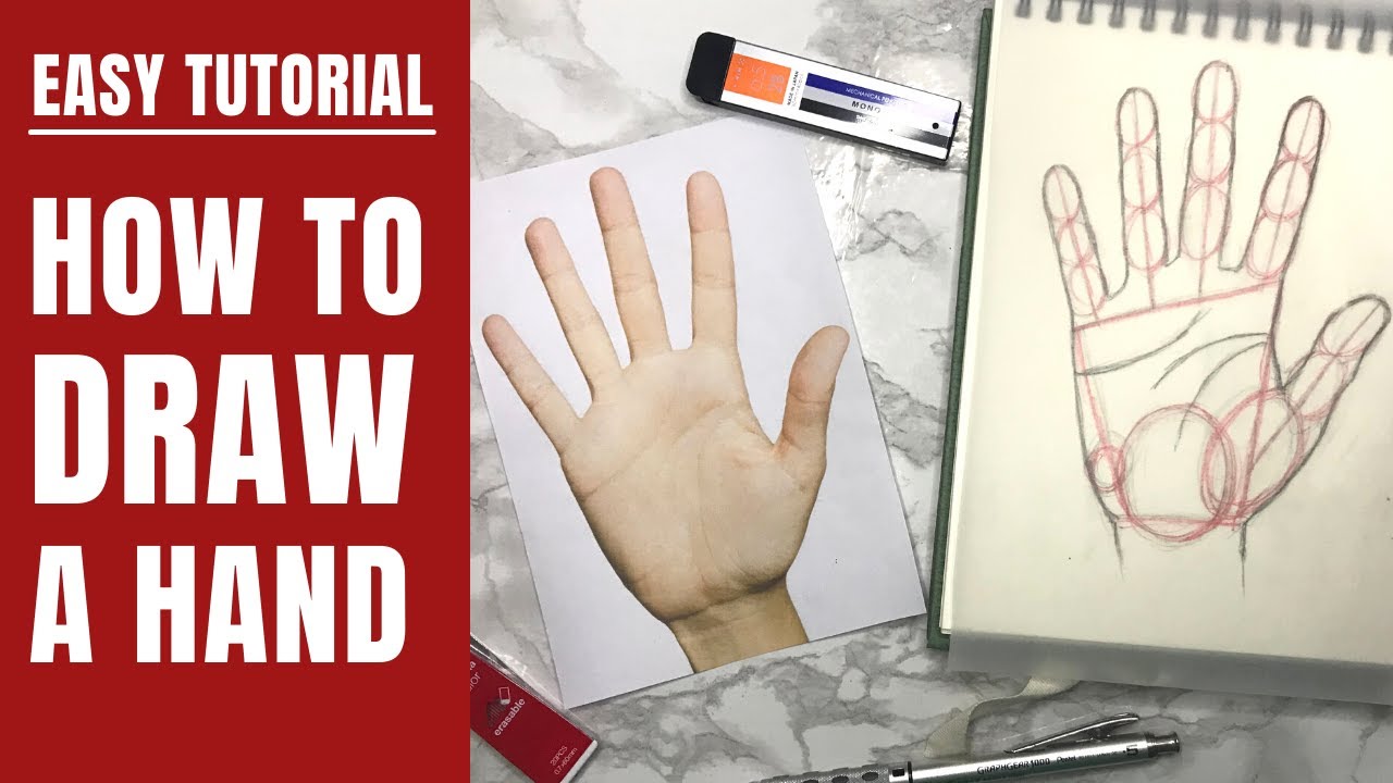 Improve your Hand Drawings | Easy How to Draw Hands for Beginners ...