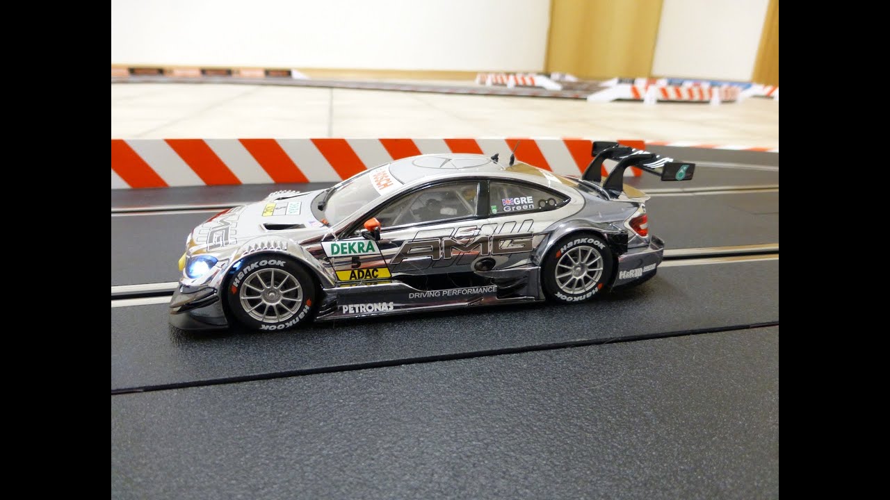 AMG Mercedes C Coupe No.5 DTM Jamie Green - Carrera Digital 132 - GoPro ...