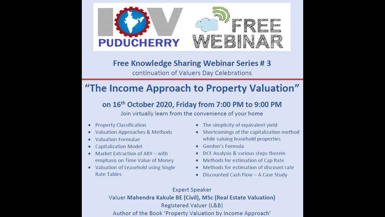 The Income Approach to Property Valuation - YouTube