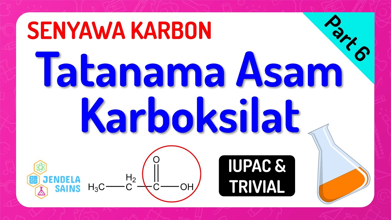 Senyawa Karbon Turunan Alkana • Part 6: Tatanama Asam Karboksilat ...
