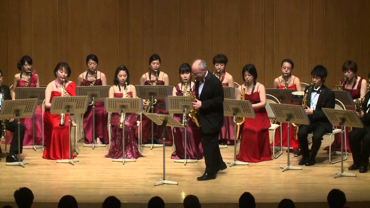 Alain Crepin A tribute to Sax, Mi-Bémol Saxophone Ensemble - YouTube