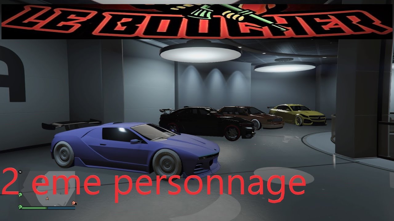 bonjour visite des garage du 2 -ème personnage si t'aime couleur ps4 ou ...