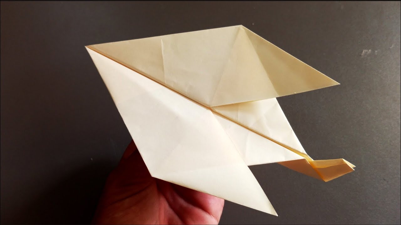 How to make paper airplane | Alpha airplane | origami | paper folding ...