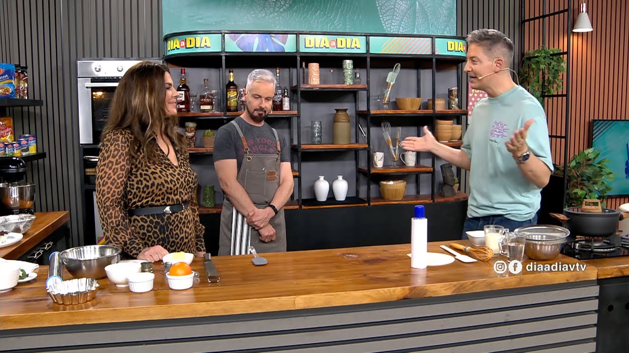 Día a Día | Un invitado en la cocina: Sergio Ferrer de “Viandas Fit” nos preparó tarta de ...