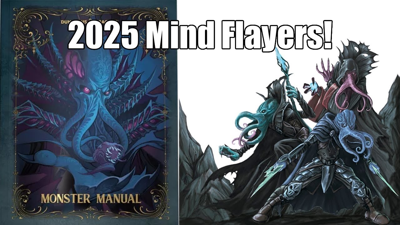 Mind Flayers in the 2025 Monster Manual | Nerd Immersion - YouTube