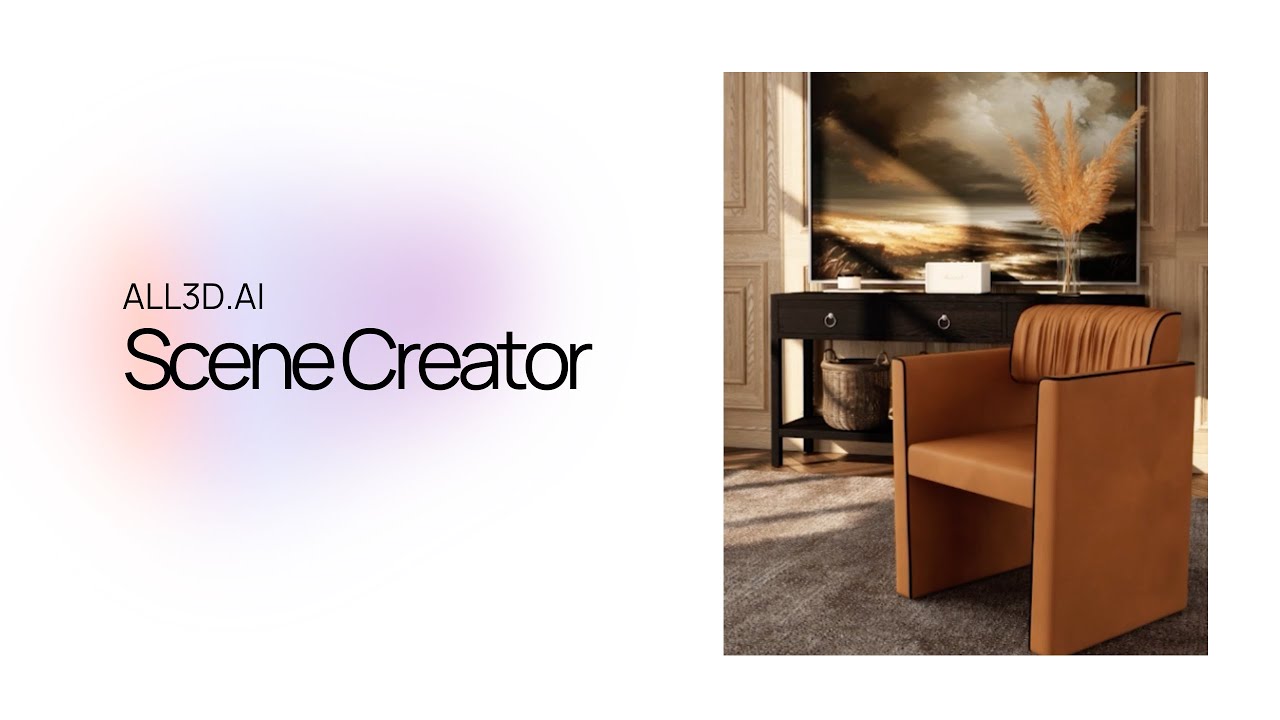 Create Realistic 3D Product Scenes with the ALL3D Scene Creator - YouTube