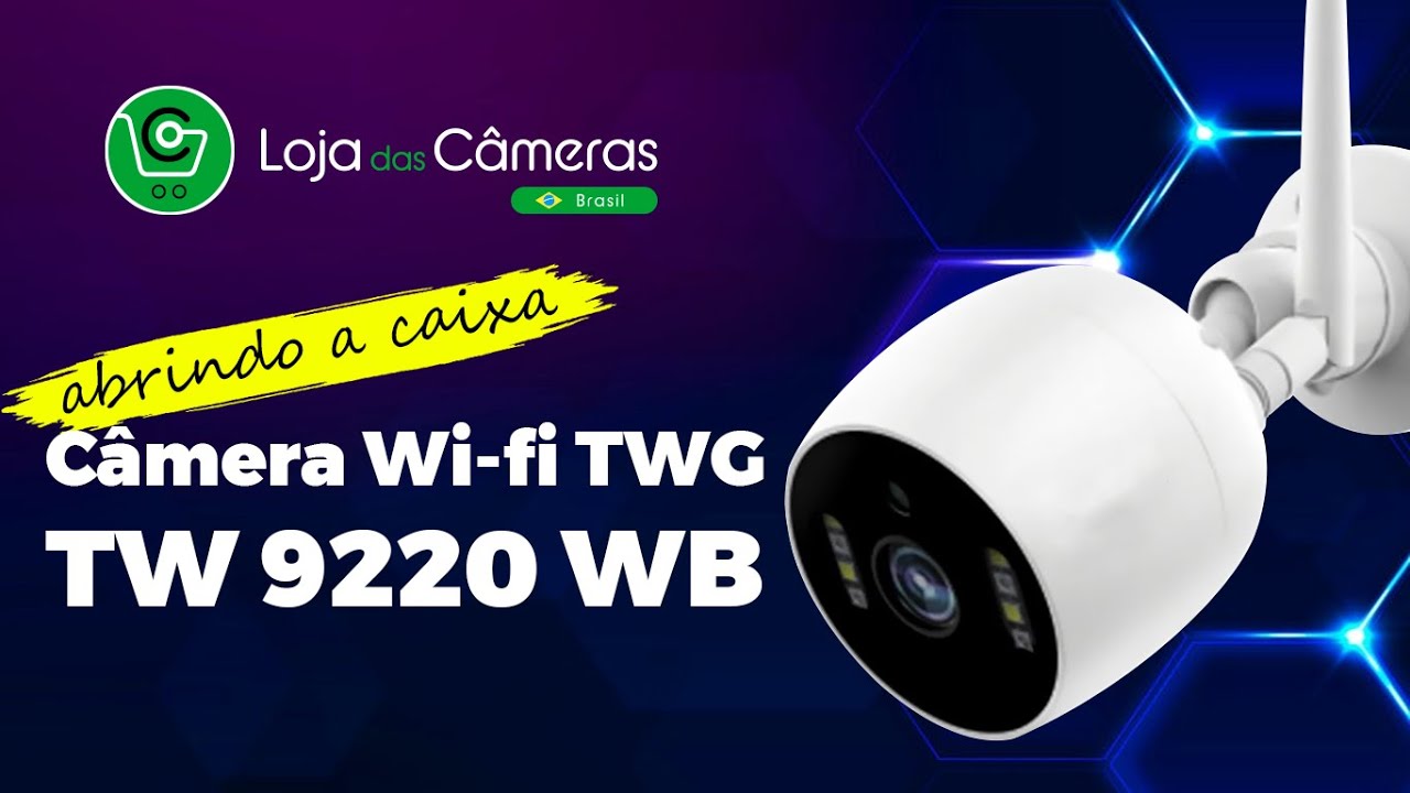 Apresentando a Câmera Wifi TWG TW-9220 WB - 2MP - Áudio Bidirecional ...