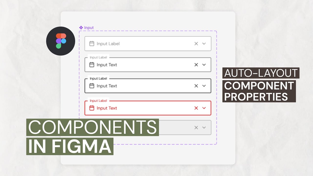 Create an Input Component in Figma - UI Design Tutorial - YouTube