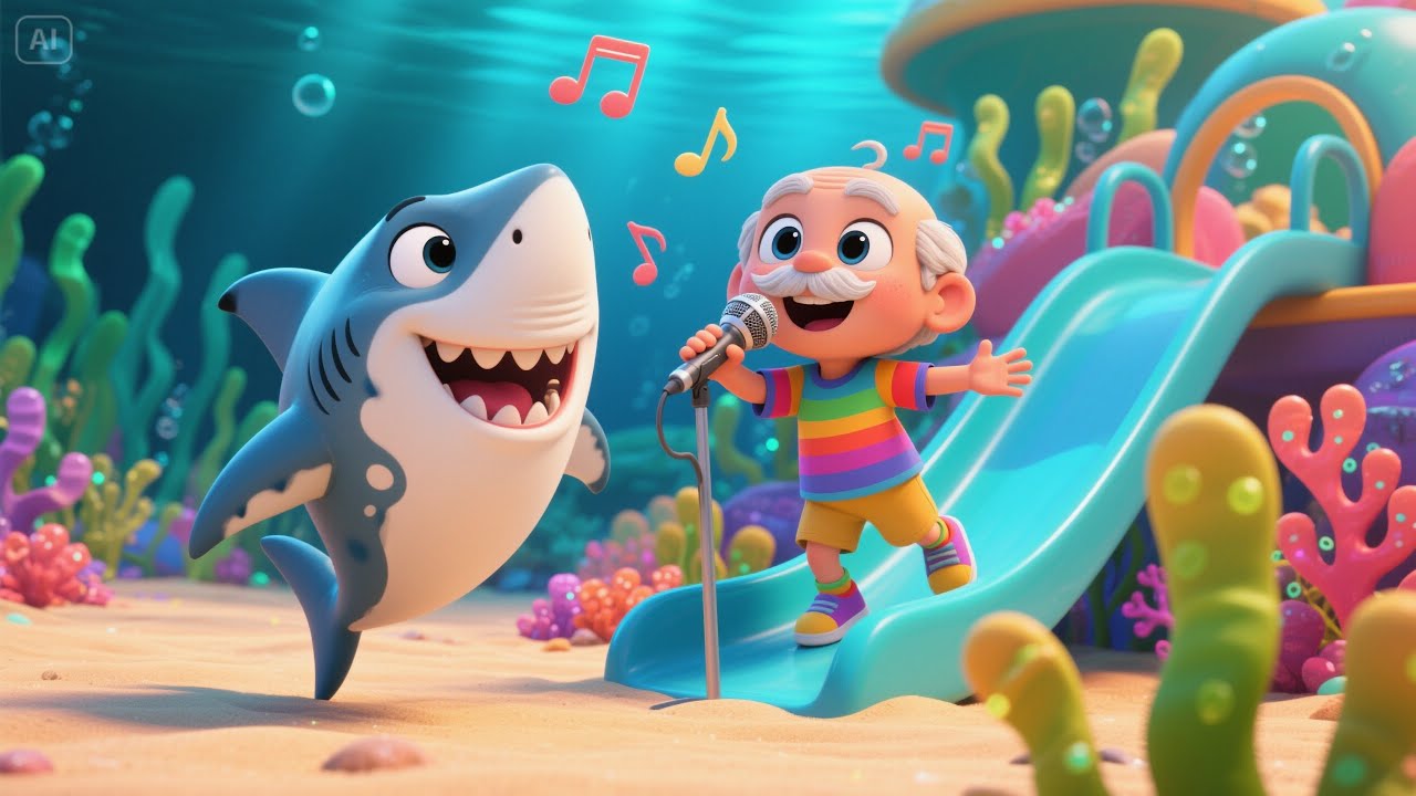 Sharky Party – Baby Shark Dance Time | Popular Nursery Rhyme ...