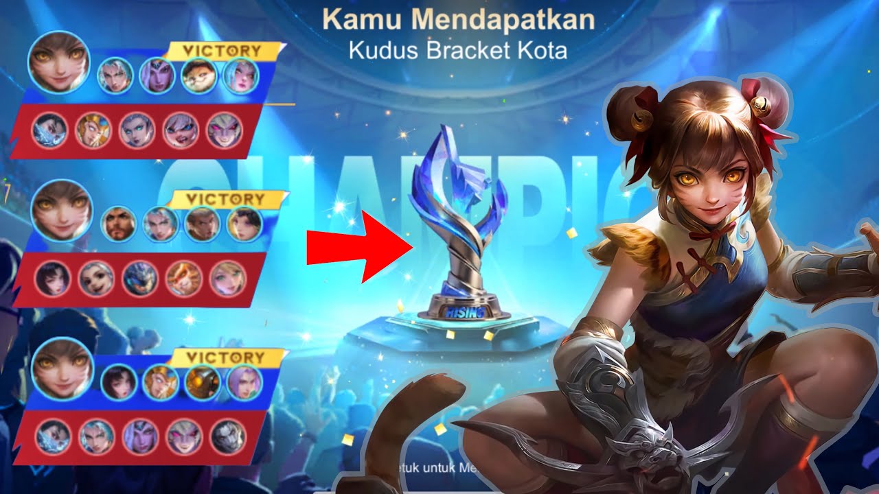 CHAMPIONSHIP MLBB RISING OPEN BRACKET KOTA, FINAL MATCH GAMEPLAY WANWAN ...