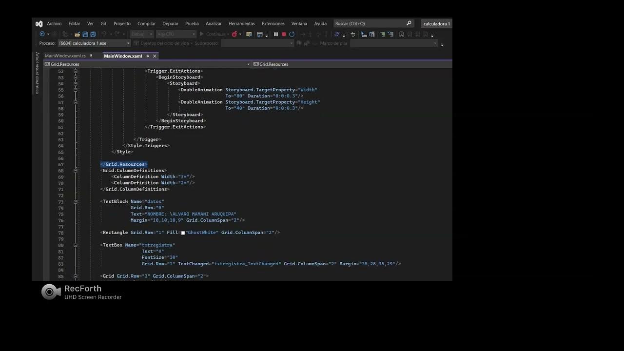 calculadora wpf - YouTube