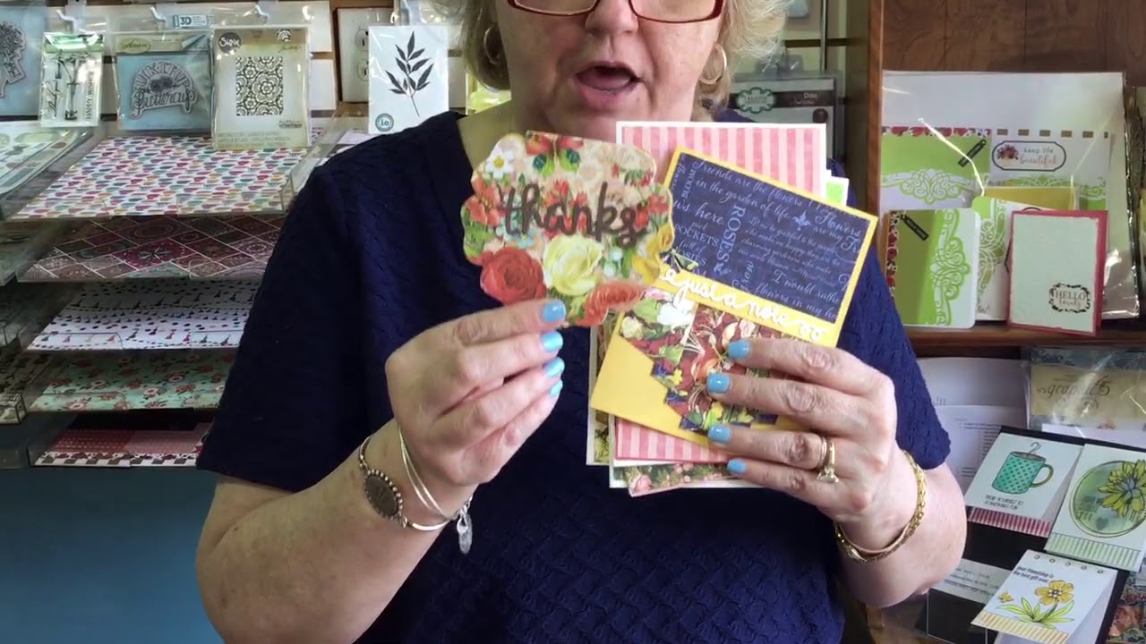 Classes at Paper Crafters Muse for the week of 6/6/18 - YouTube