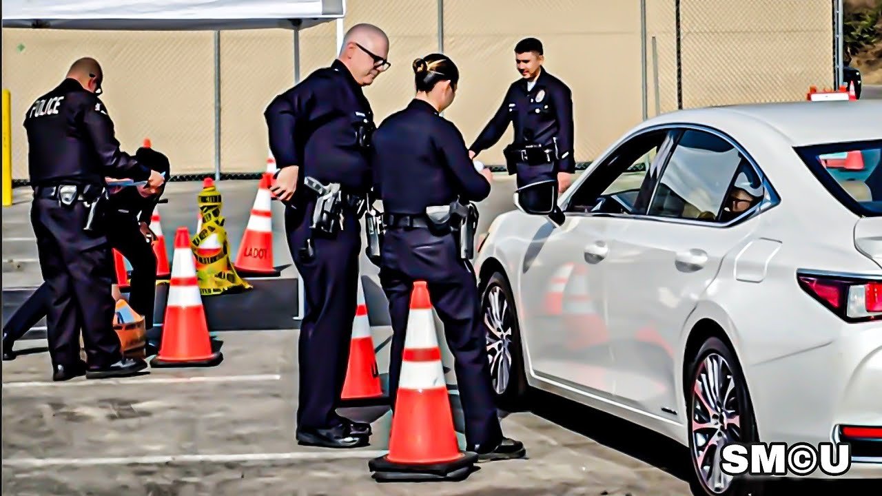 LAST-MINUTE LOCKDOWN: LAPD & Military Police Keep Palisades Checkpoints ...