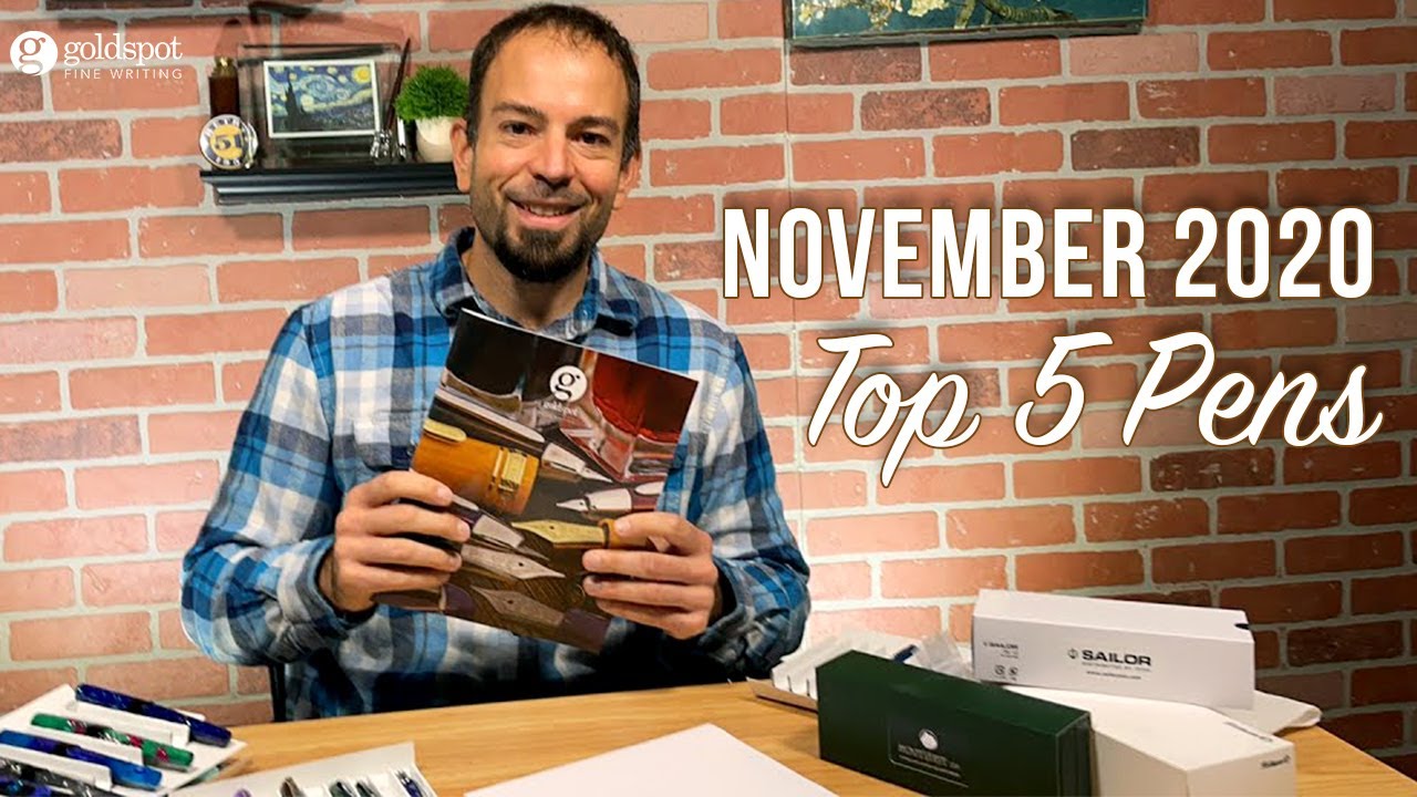 Pre-Thanksgiving Pen Parade, November’s Top 5 Pens and Giveaways - YouTube