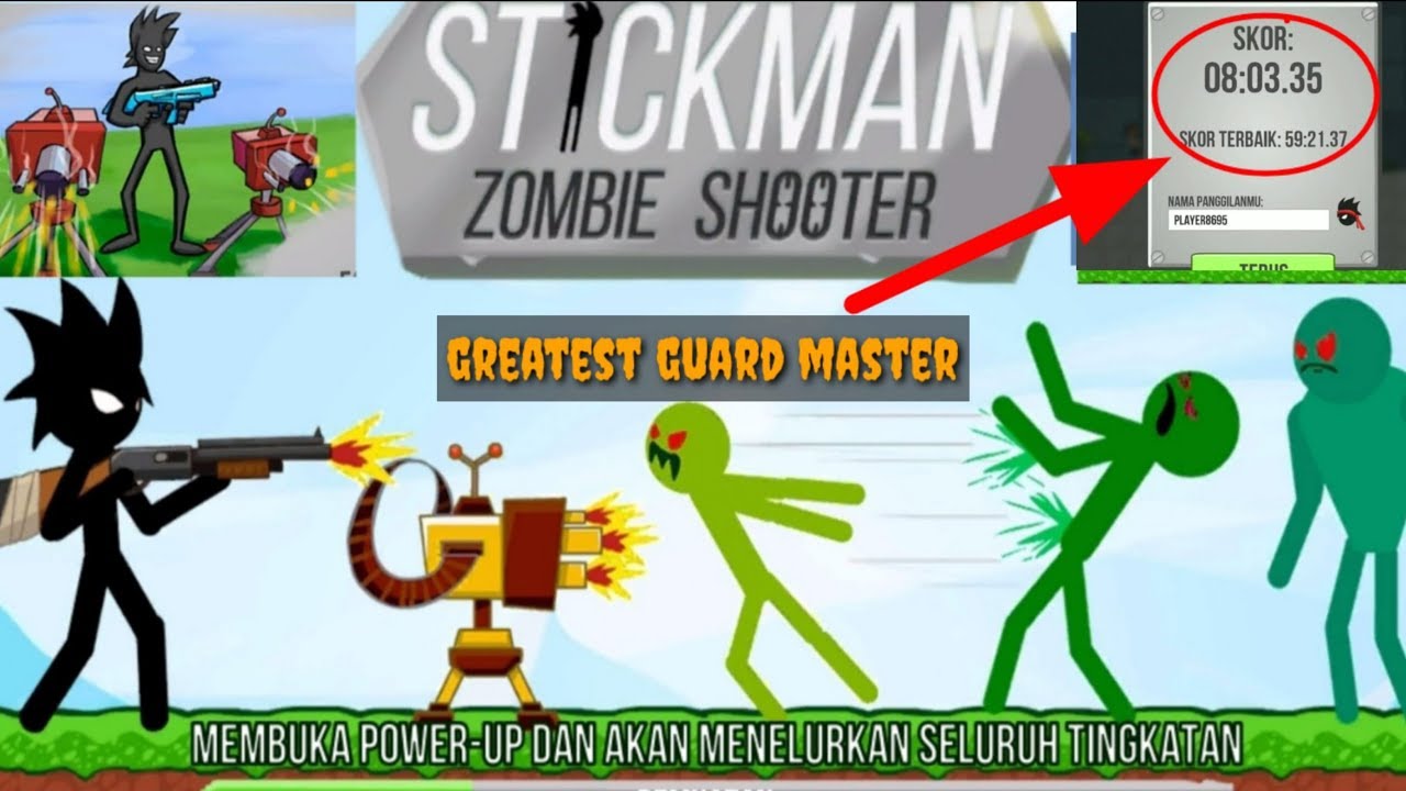 The Best Guard Master !! Stickman Zombie Shooter - YouTube