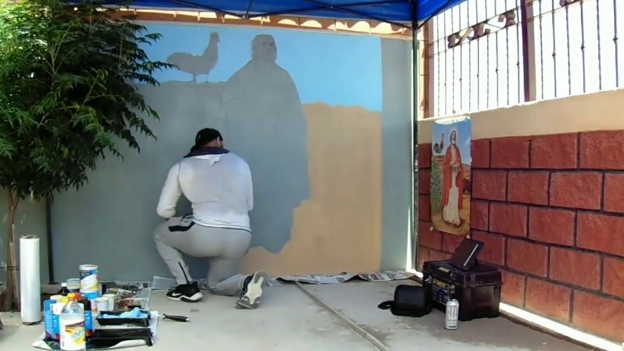Mural San Pedro ( graffiti) arte - YouTube