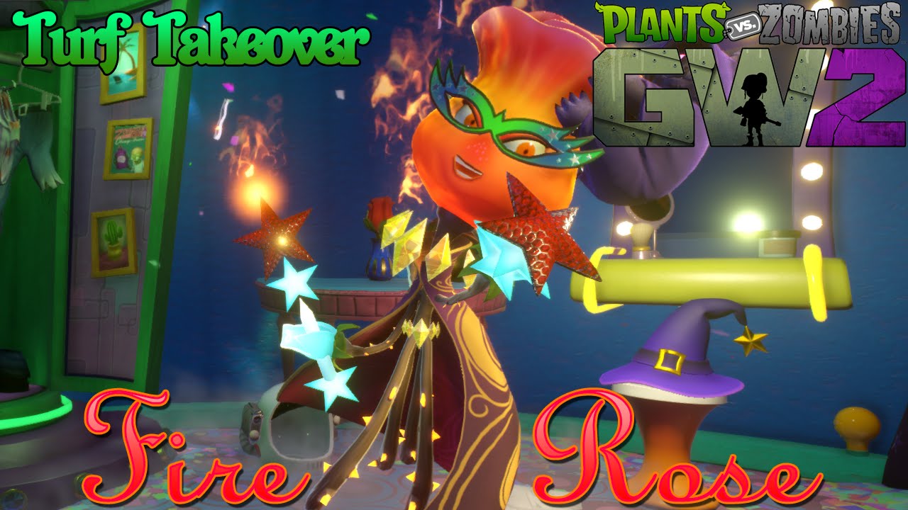 Plants vs. Zombies Garden Warfare 2 - Turf Takeover with Fire Rose ...