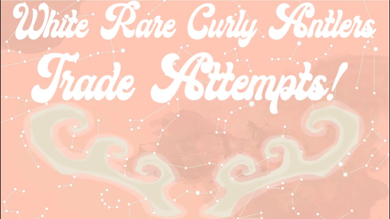 White Rare Curly Antlers // Trade Attempts // AJPW - YouTube
