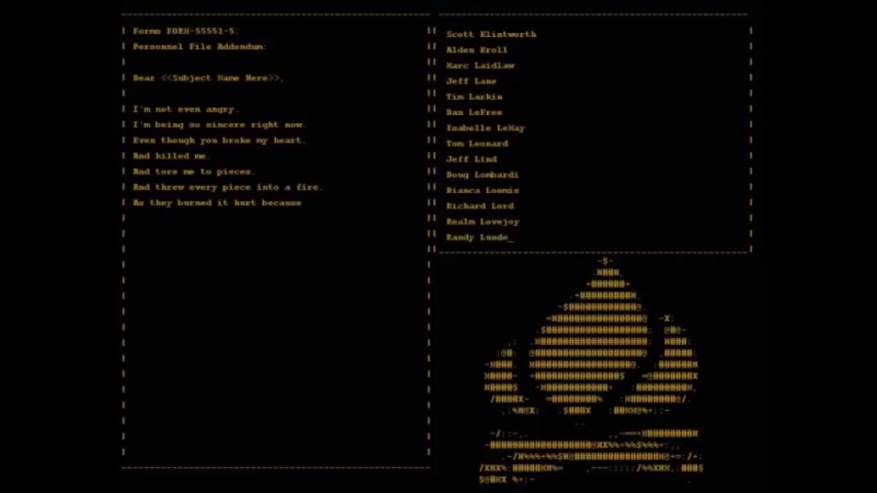 Portal 1 End Credits Song - YouTube