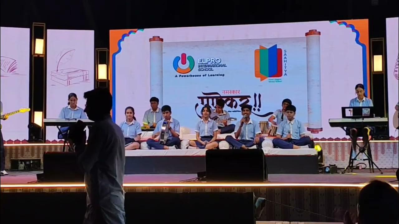 Ek baar jarur sune( Chitthi aayi hai)#gajal School performance..Saahitya Punes biggest literary ...