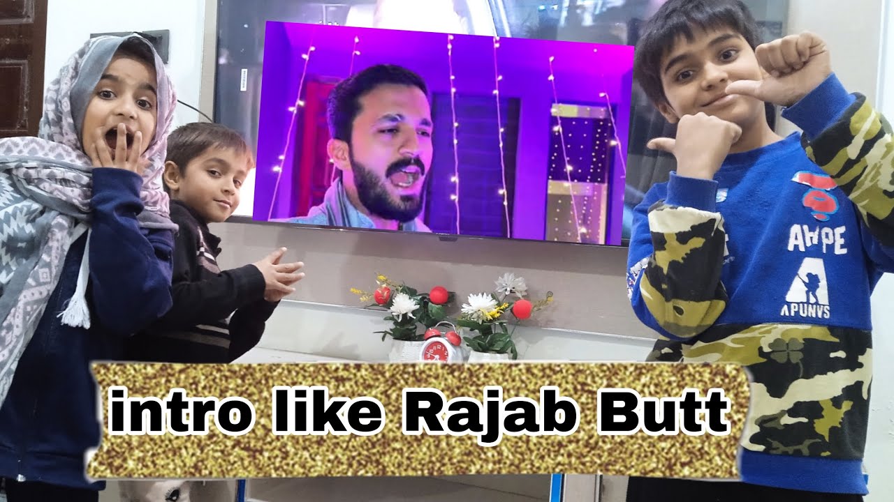 Intro like Rajab Butt||tahajannatvlog||daily vlogs village life - YouTube
