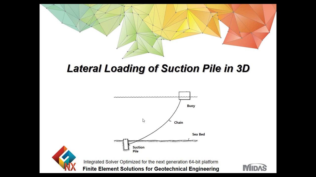 Suction Pile Under Lateral Loading in 3D - YouTube