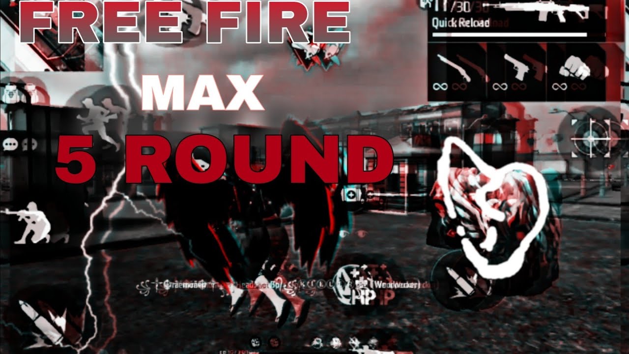 free fire Max😈 five round God play videos#video Oreo character#free ...
