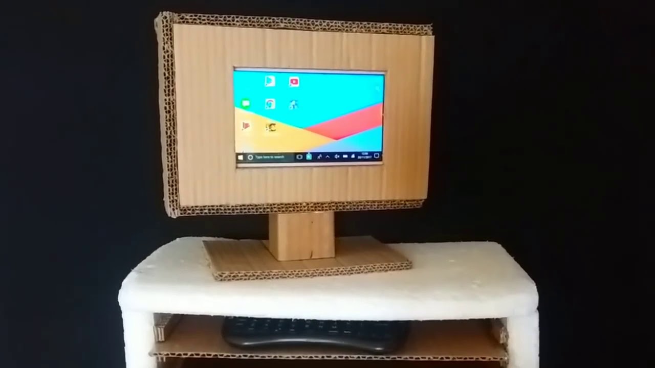 Homemade computer out of cardboard YouTube homemade-computer-out-of-cardboard-youtube