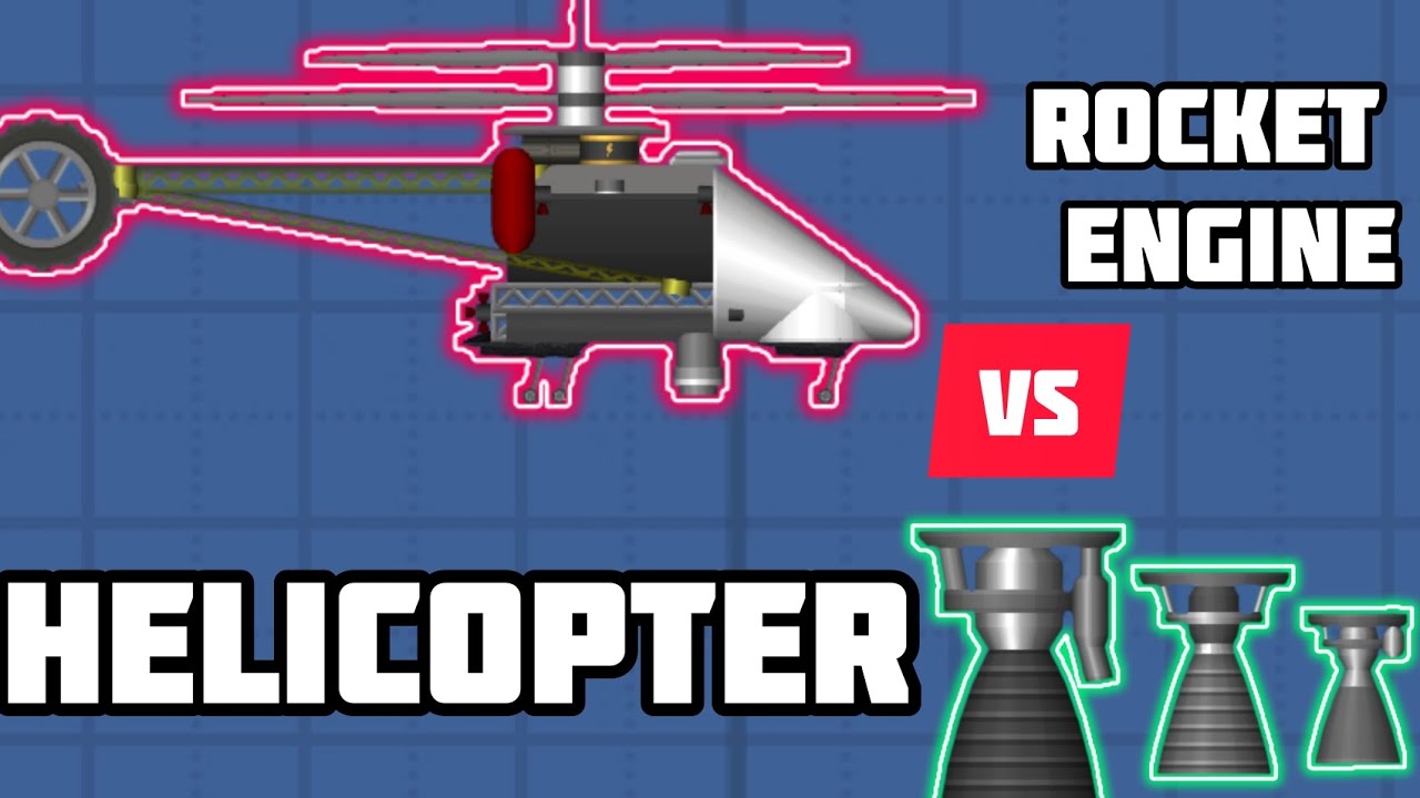 helicopter vs rocket in spaceflight simulator | SFS 1.5.9.7 - YouTube