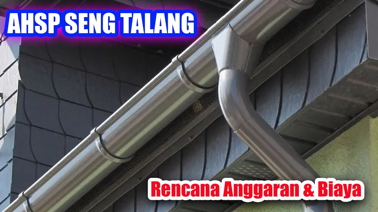 AHSP Seng Talang Datar Bentuk U - RAB - YouTube