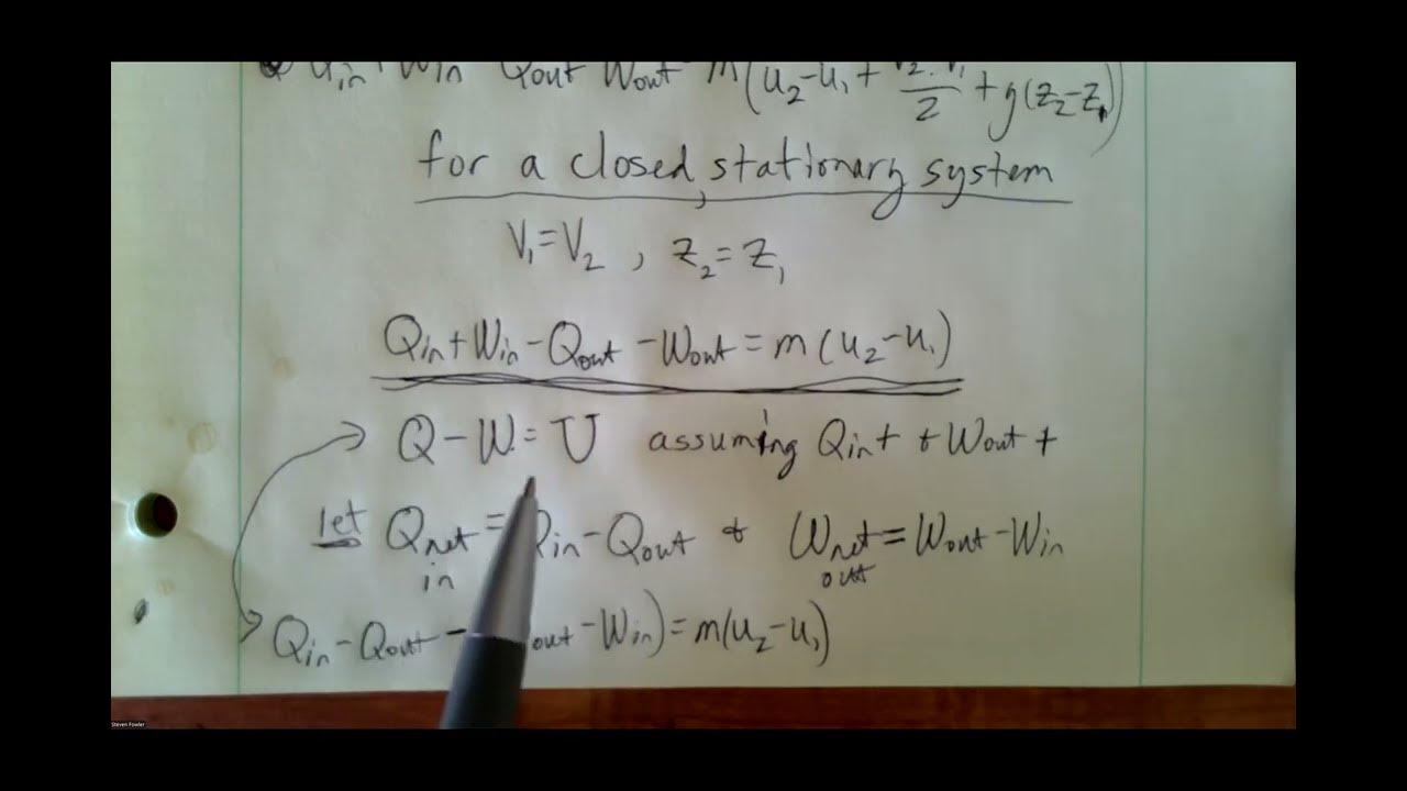 Thermodynamics Lecture 8 part 1 - YouTube