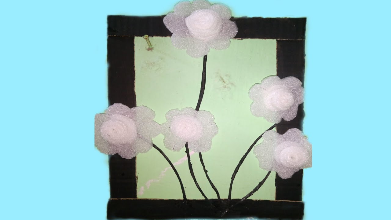 Wall frame craft ideas|| how to make wall frame|| wall frame ...