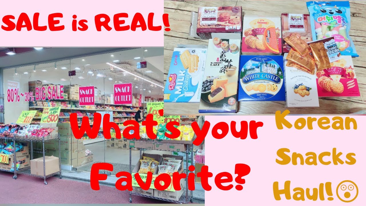 KOREAN SNACKS HAUL! SALE sa SNACK OUTLET! - YouTube